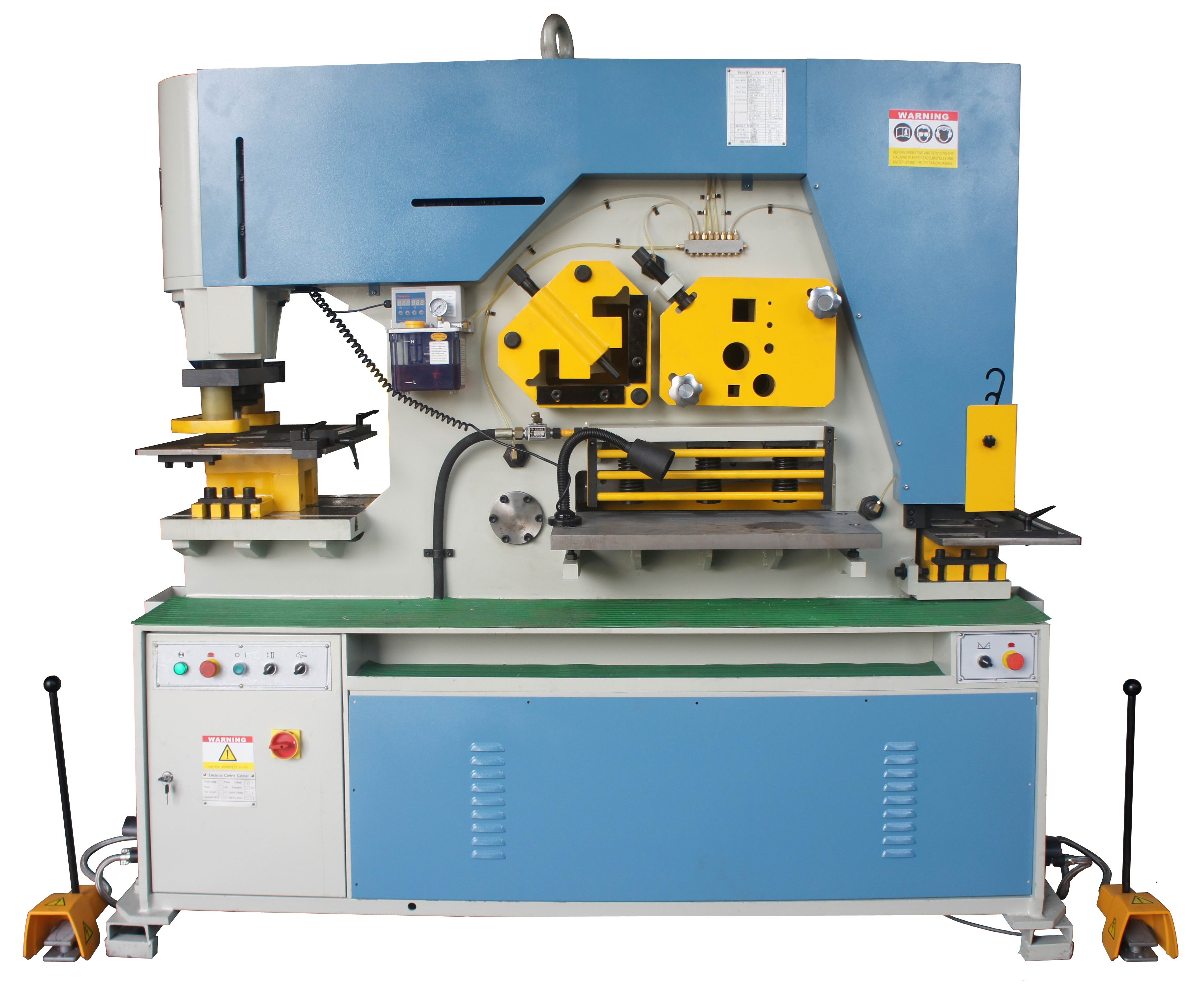 China Q35Y-40 Hydraulic Combined punching and shearing machine ...